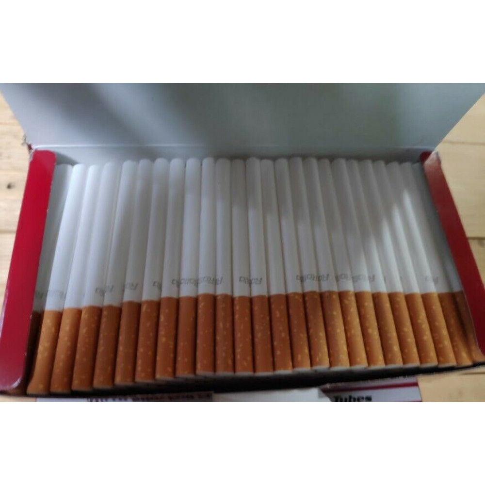 600 ROLLO RED MICRO SLIM 5.5mm CIGARETTE TUBES ENJOY SMOKING SAVE TOBACCO