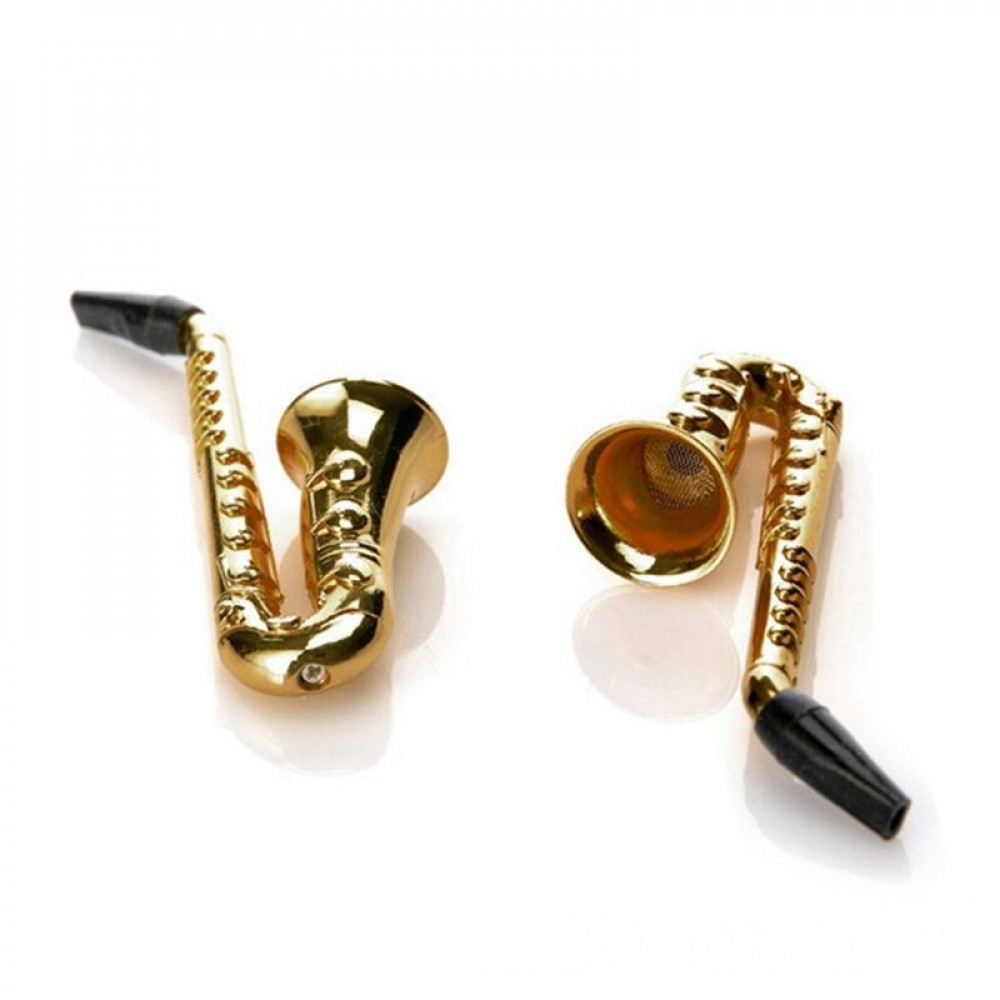 SWSMOK Sax Small Saxophone Portable Smoke Tobacco Herb Smoking Pipes ...