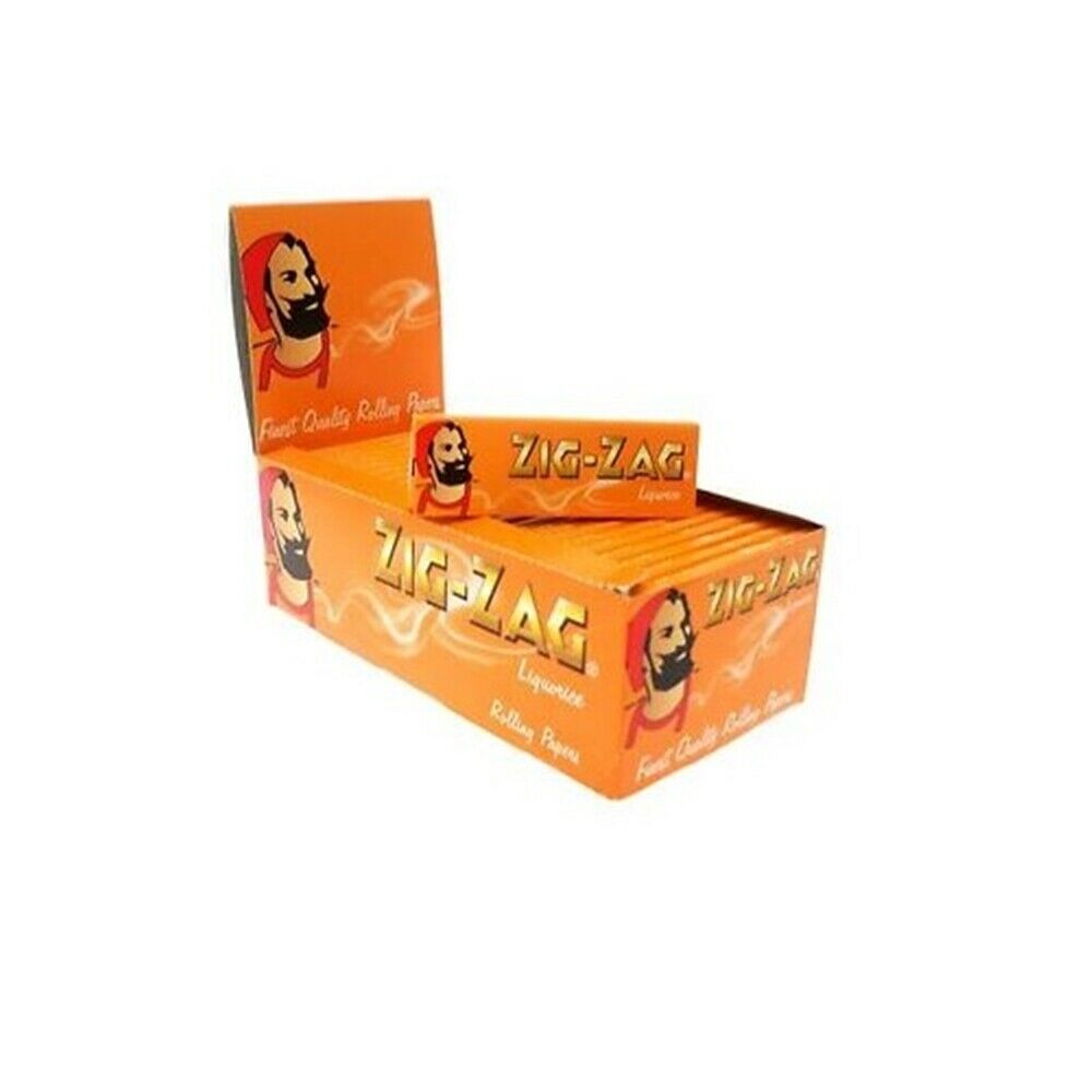 Zig Zag Liquorice Regular Cigarette Rolling Papers 10 Pack
